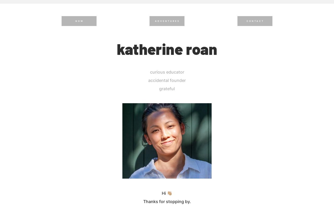 Katherine's personal page